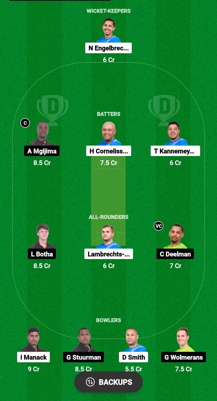 WCB vs OBI Dream11 Prediction Today Match 14 South Africa Boland T10 ...