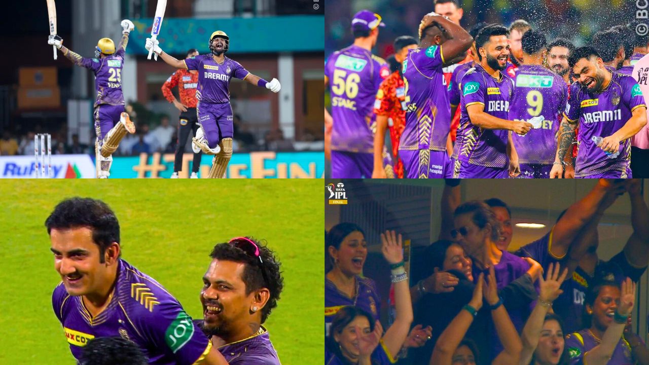 KKR vs SRH: Watch - Gautam Gambhir, Sunil Narine full of smiles; KKR ...