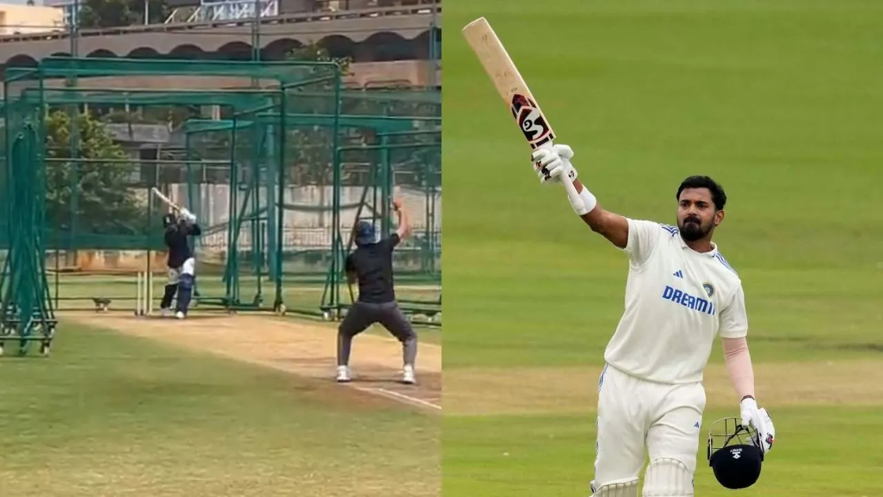 Watch: KL Rahul prepares for red-ball challenge with intense batting ...