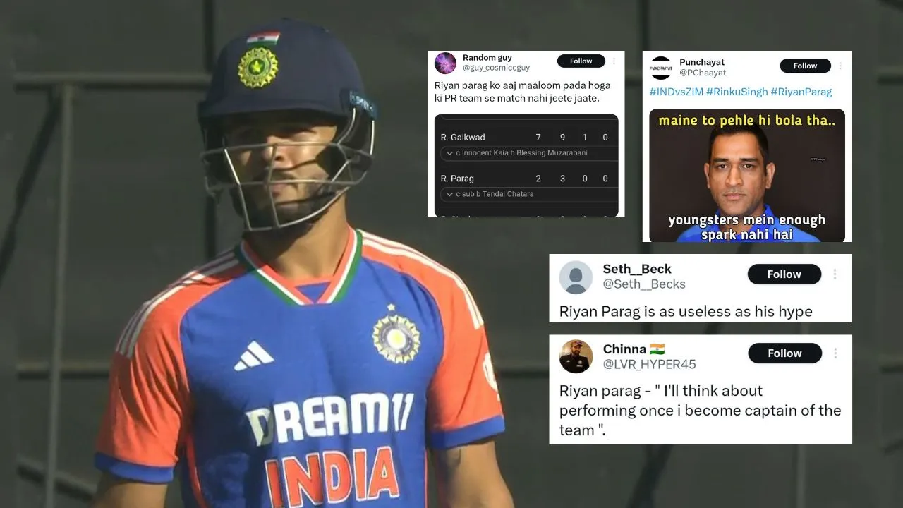 'I'll think about performing once I become captain' - Riyan Parag faces ...