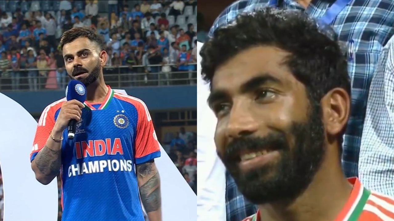 Watch- Virat Kohli's class act for Jasprit Bumrah leaves the Indian ...