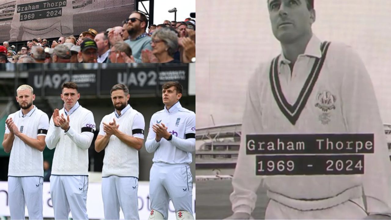 Watch: Graham Thorpe honored as fans, England and Sri Lanka players ...