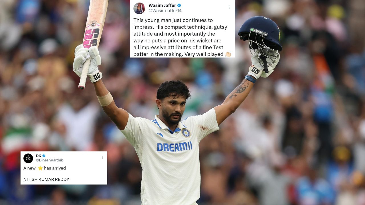 "Star is born": Nitish Kumar Reddy hailed by fans for hitting ...