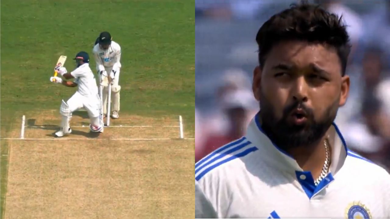 Watch: Rishabh Pant clean bowled by Glenn Phillips as India's struggle ...