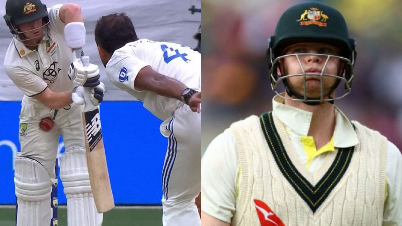 Watch: Steve Smith endures painful blow on the box, still compliments ...