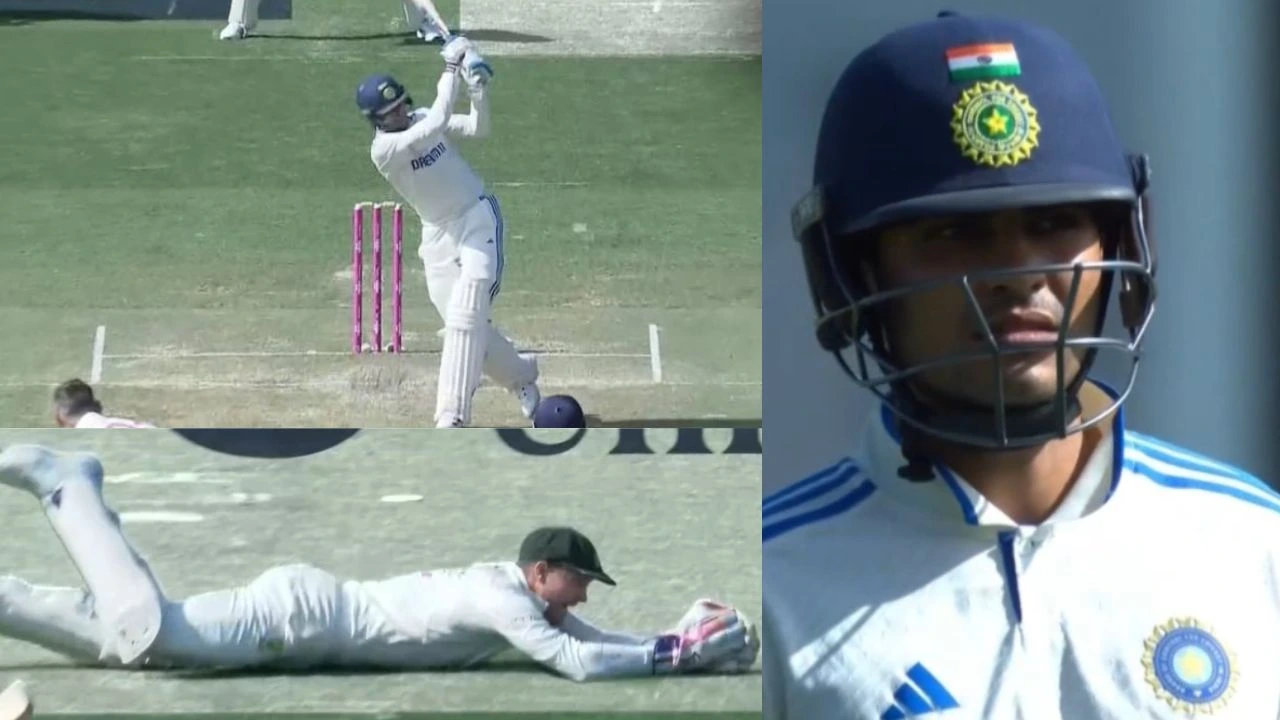 Watch: Shubman Gill gifts his wicket to Australia as Alex Carey takes a ...
