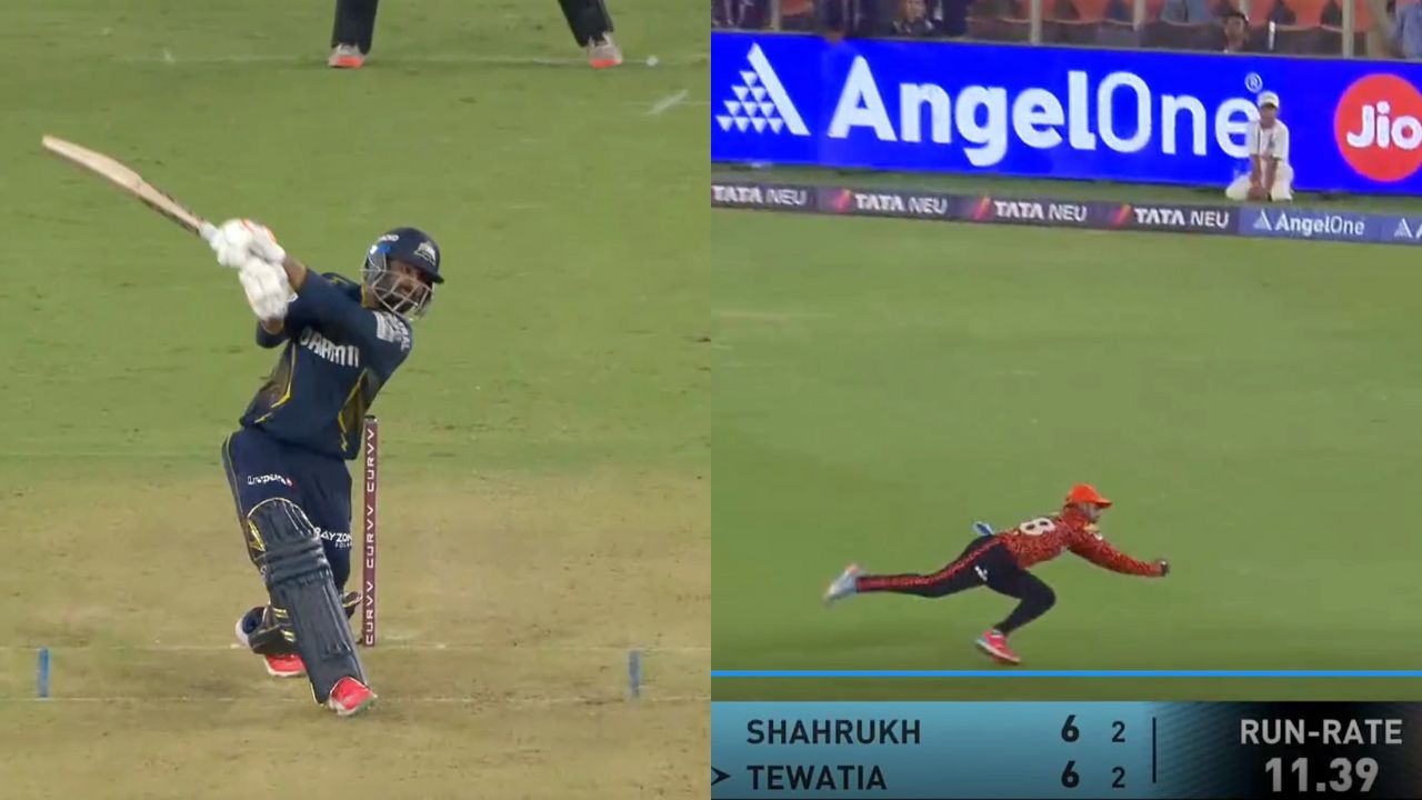 Watch: Aniket Verma takes a brilliant Diving Catch to dismiss Rahul Tewatia