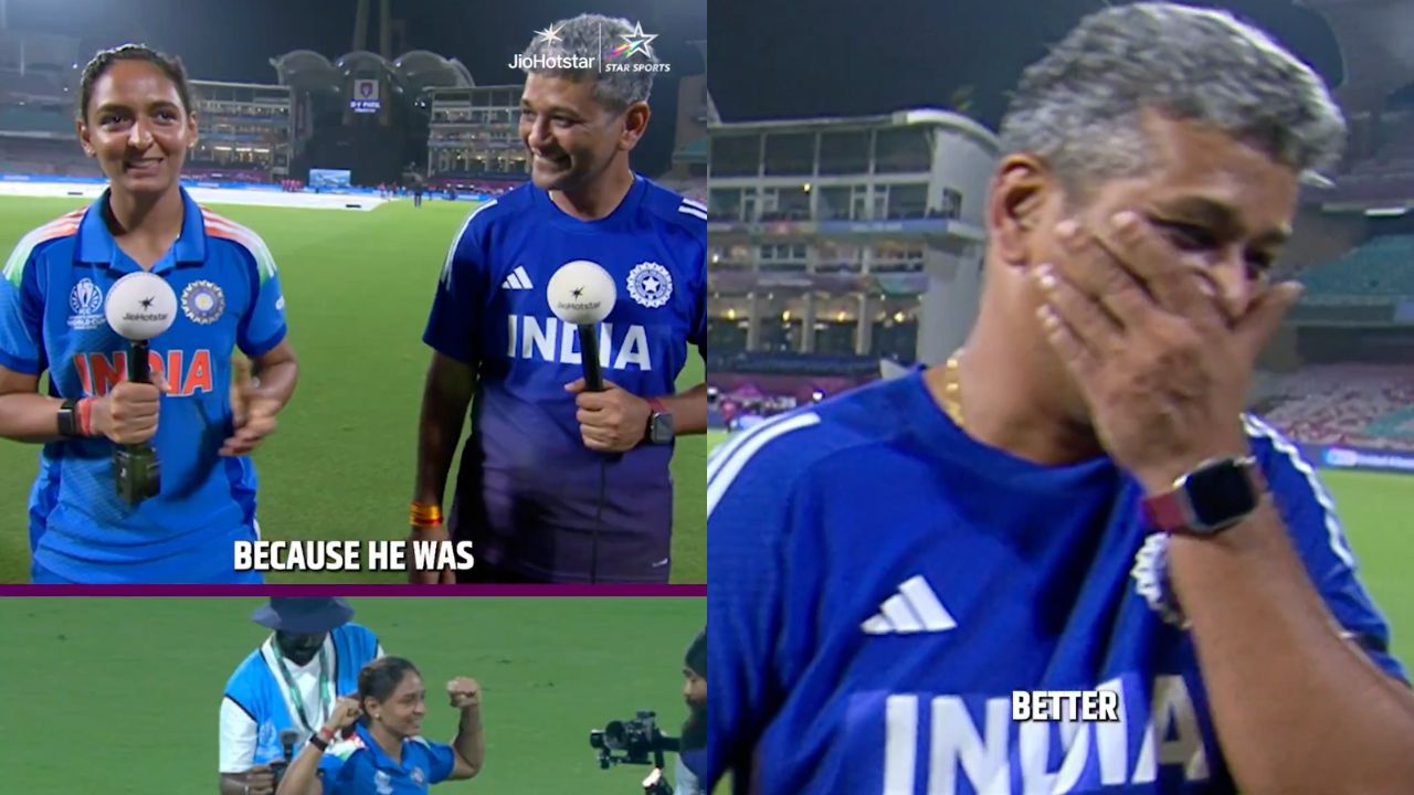 Watch- Harmanpreet Kaur throws Head Coach Amol Muzumdar under the bus ...