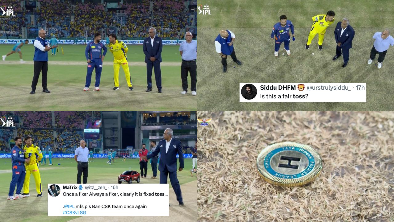 "Once a fixer, always a fixer"- MS Dhoni, CSK accused of Toss Fixing vs LSG