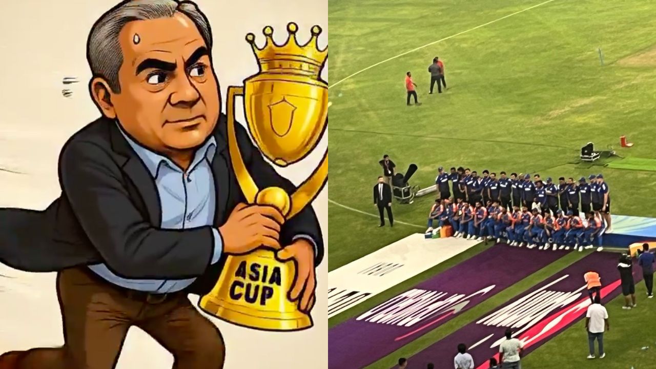Mohsin Naqvi runs away with Asia Cup trophy after Indian players humiliate him on World Stage