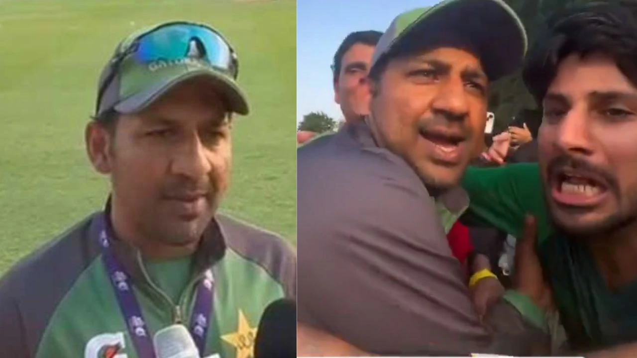 Pakistan fan manhandles Sarfaraz Ahmed after U19 Asia Cup final win vs ...