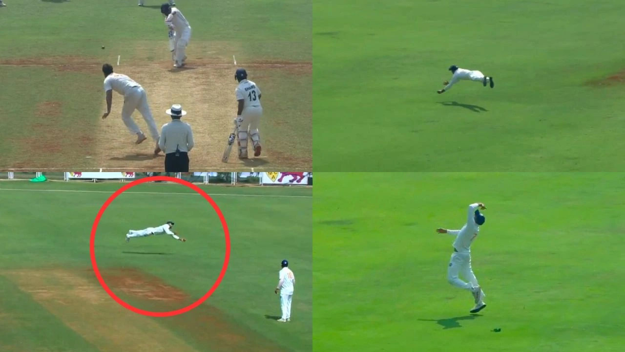 Watch: Ajinkya Rahane falls to Paras Dogra's stunning one-handed catch in Ranji Trophy 2024-25 clash