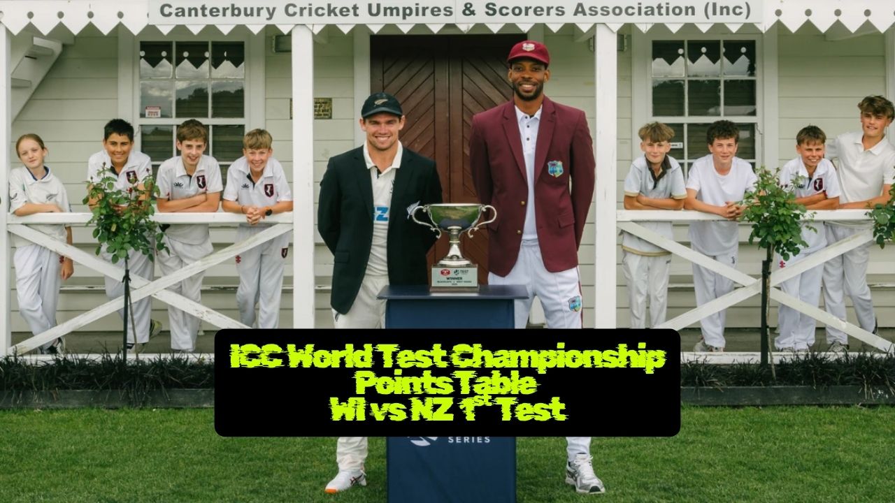 ICC World Test Championship Points Table, WTC Table After NZ vs WI 3rd Test