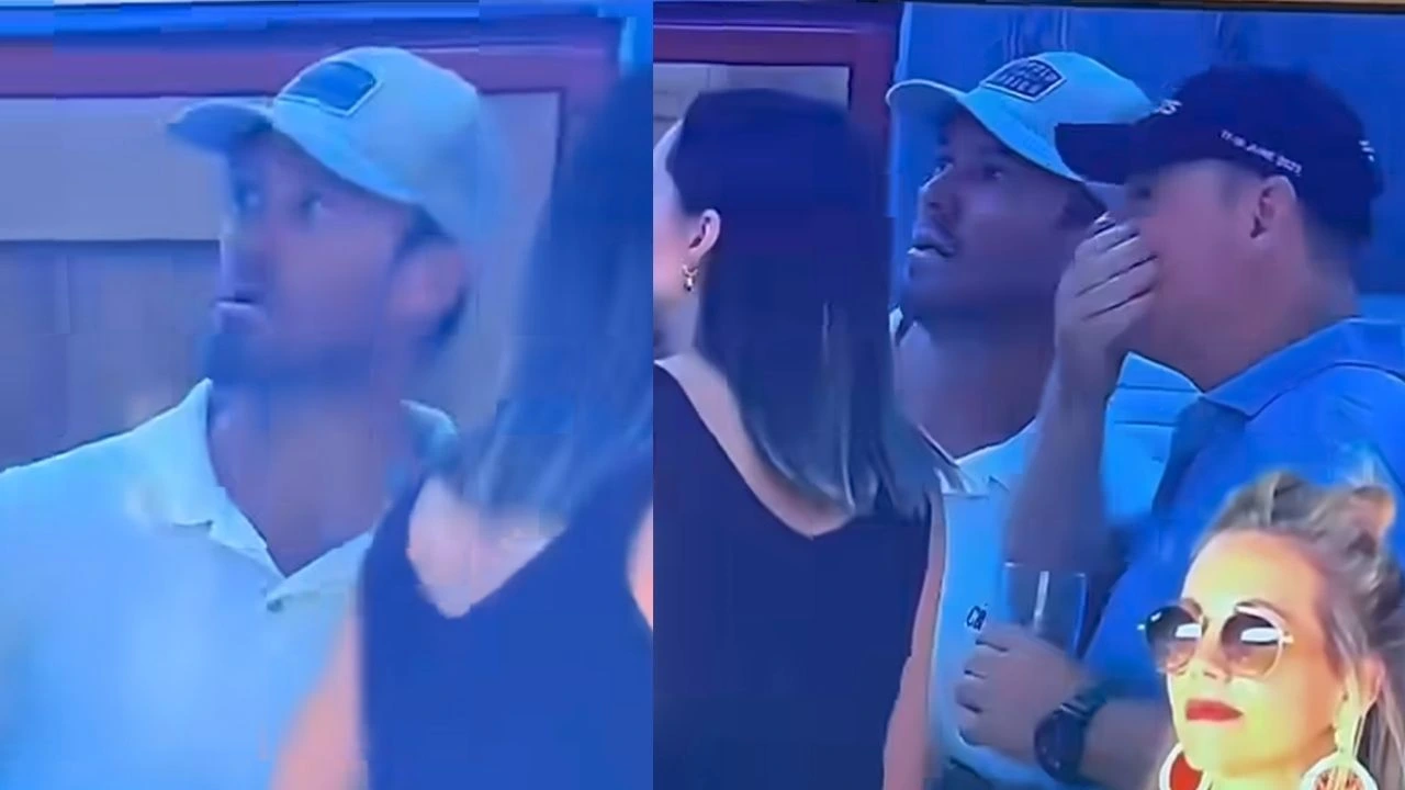 AB de Villiers caught vaping Live on TV, panics after realising he’s on ...