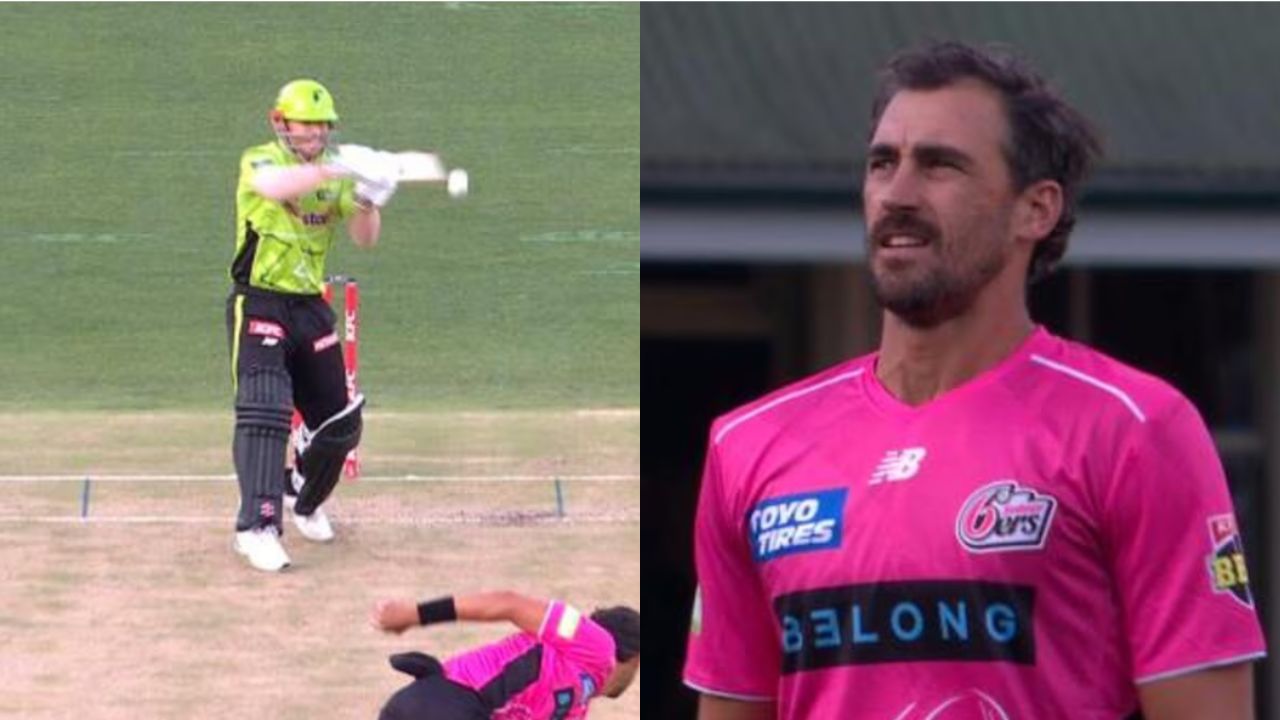 Mitchell Starc absolutely destroyed by David Warner on BBL return after ...
