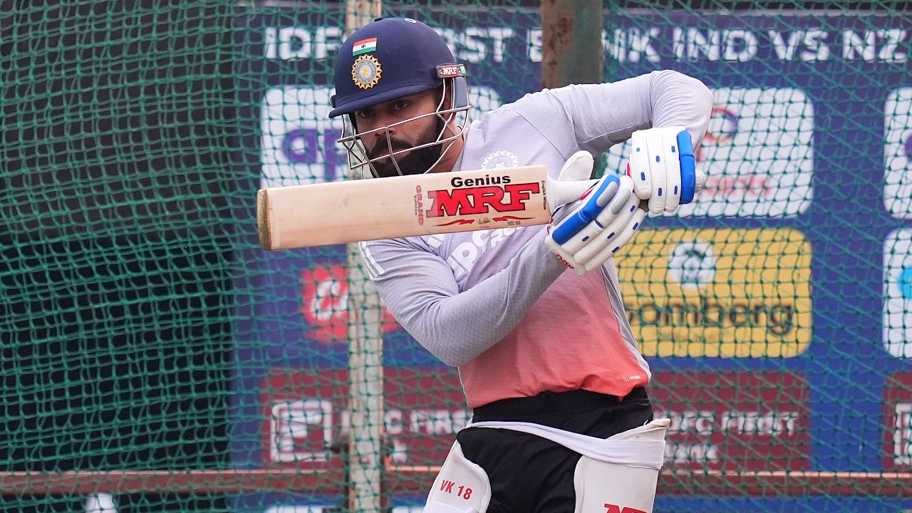 Virat Kohli gears up for NZ ODIs