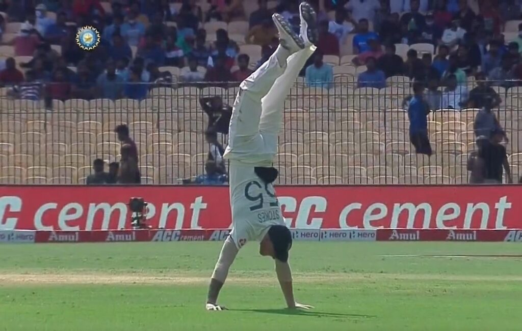 Watch: Ben Stokes Entertains Chennai Crowd By Doing A Handstand