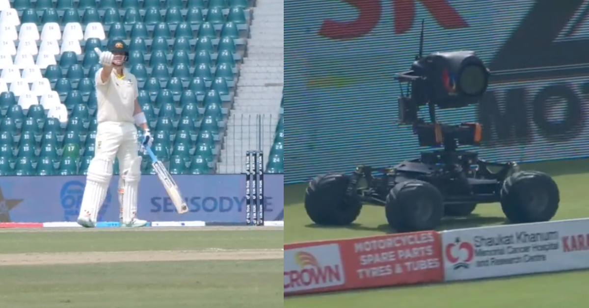 PAK vs AUS: Watch - Steve Smith Signs On 'The Robot Camera' After Day 1 ...