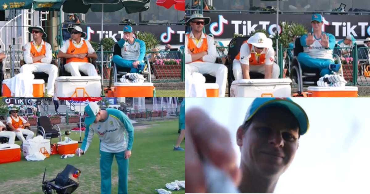 PAK vs AUS: Watch - Steve Smith Signs On 'The Robot Camera' After Day 1 ...