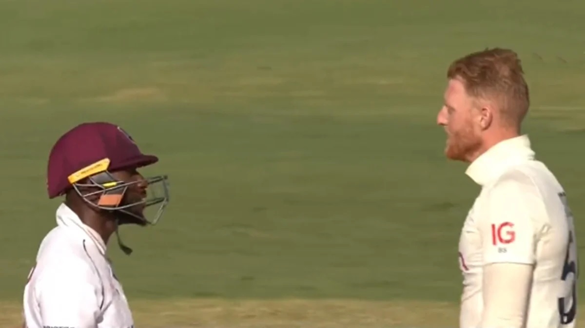 WI vs ENG: Watch - Ben Stokes And Jermaine Blackwood Engaged In A ...