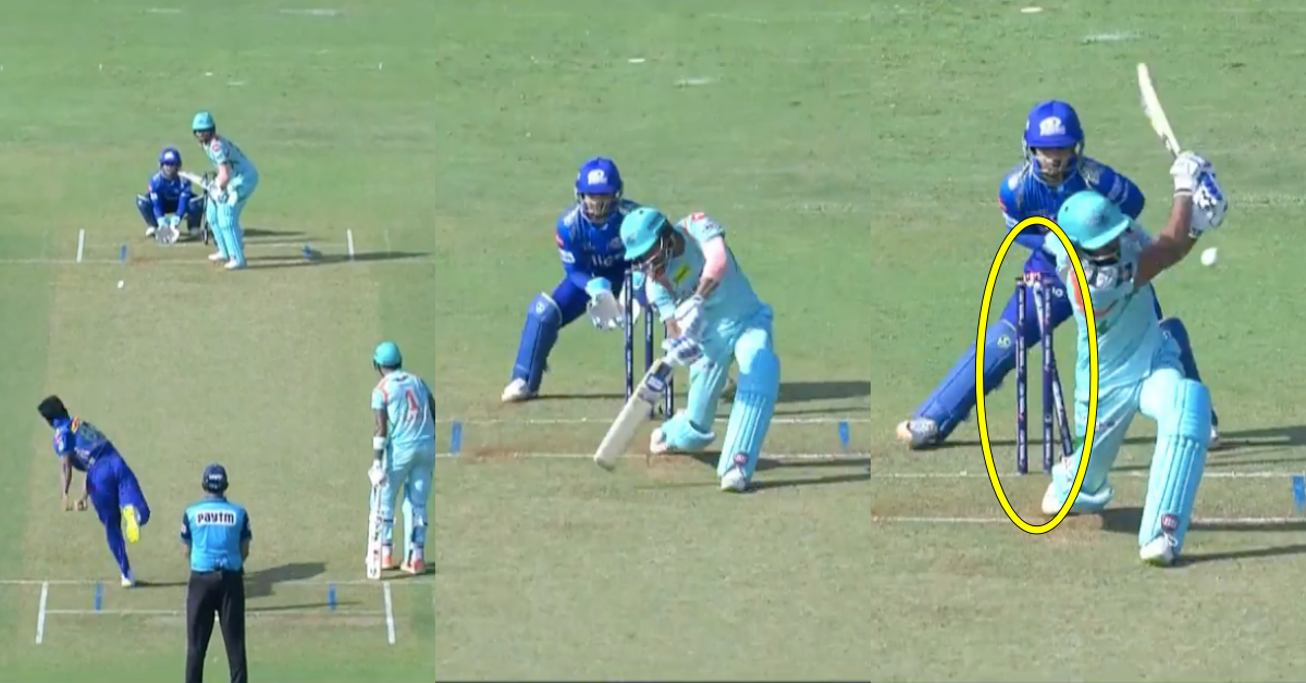 MI vs LSG: Watch - Murugan Ashwin Uproots Manish Pandey's Stump To ...