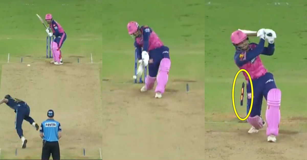 GT vs RR: Watch - Mohammad Shami Cleans Up Riyan Parag With A Searing ...