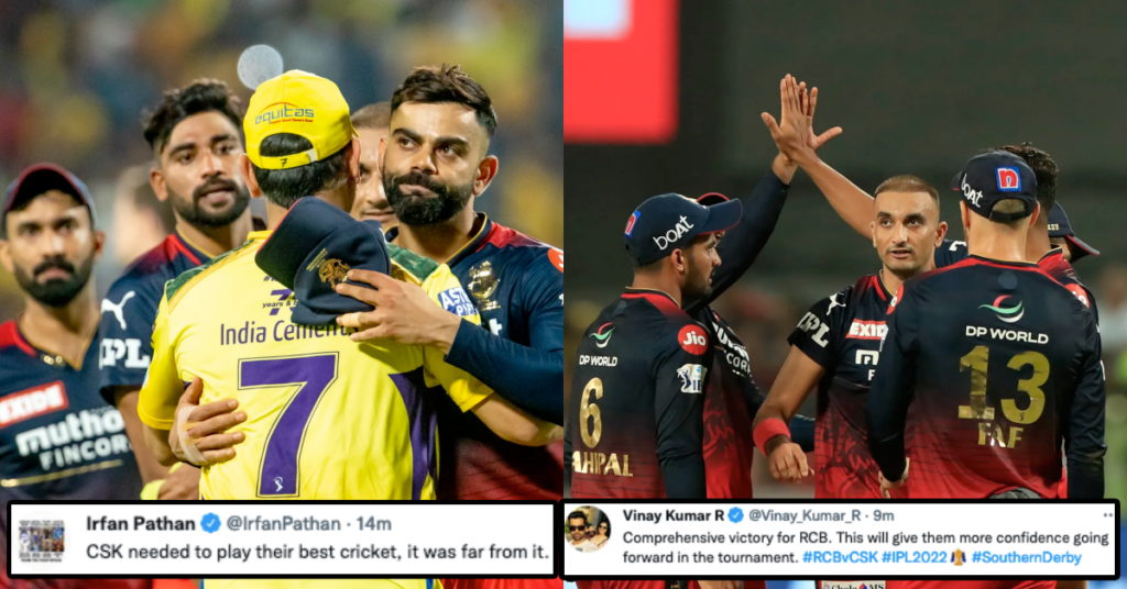 RCB vs CSK: Twitter Reacts As RCB Break 3-Match Losing Streak, Register ...