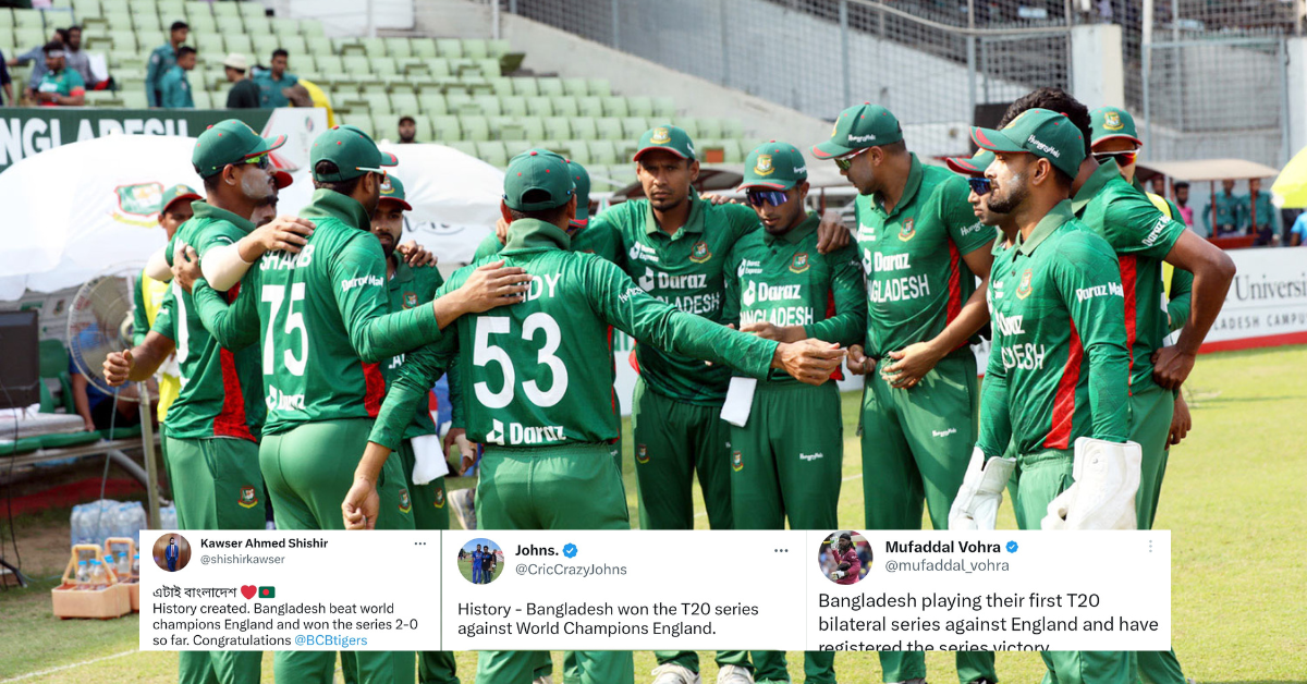 BAN vs ENG: “History Created” – Twitter Erupts In Joy As Bangladesh ...