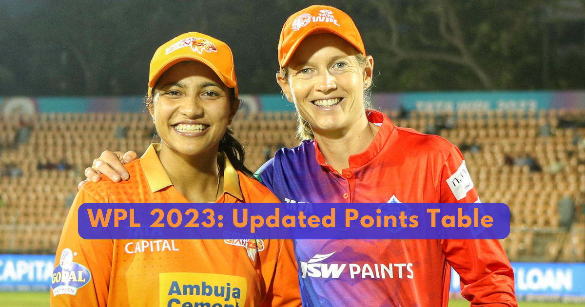 Updated WPL 2023 Points Table, Orange Cap, And Purple Cap After DC-W vs GUJ-W - ANewswire