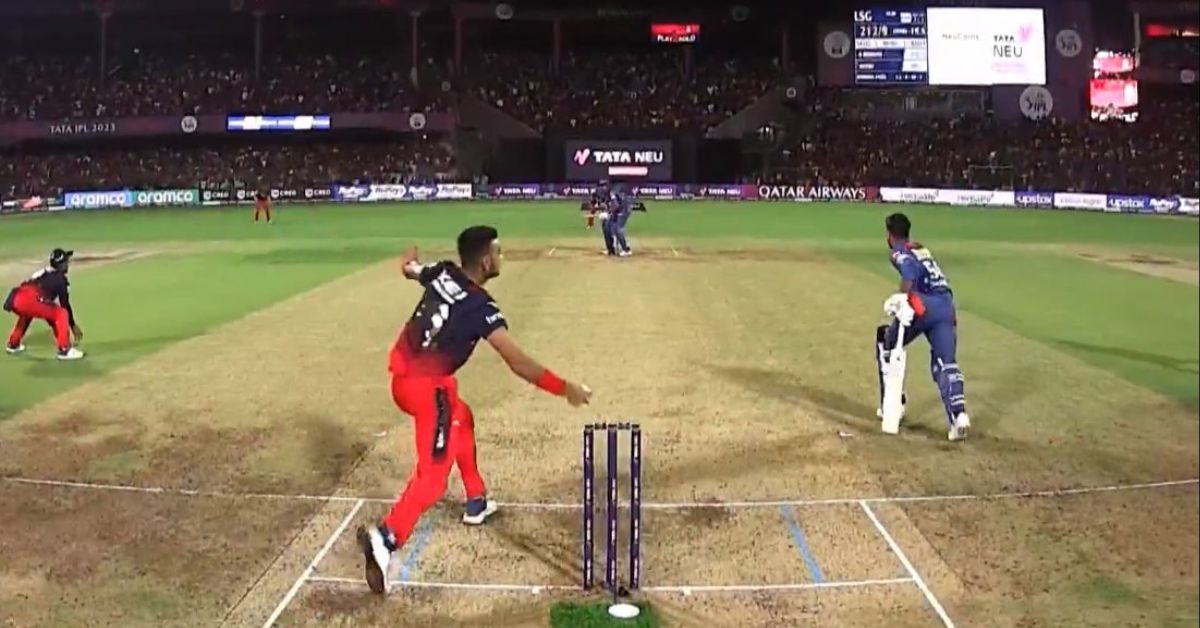 RCB vs LSG: WATCH – Harshal Patel Fails To Run Out Ravi Bishnoi At Non ...