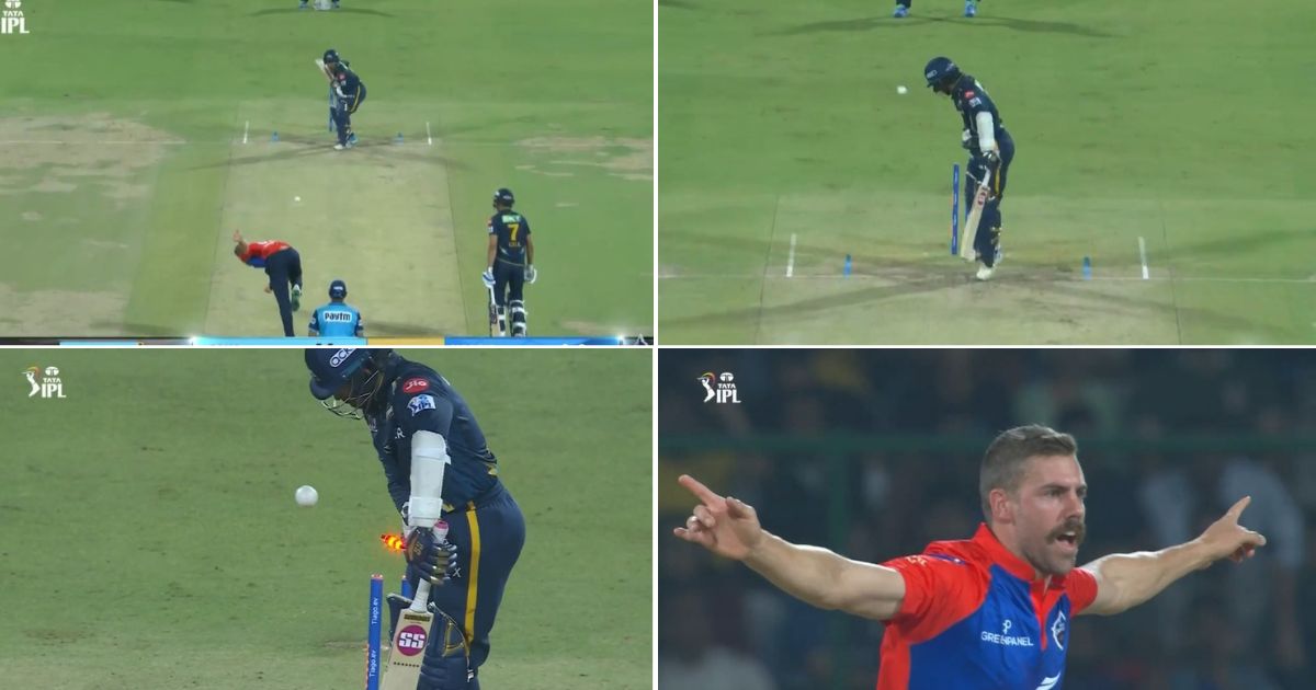 DC vs GT: WATCH - Anrich Nortje Rattles Stumps Of Wriddhiman Saha To ...