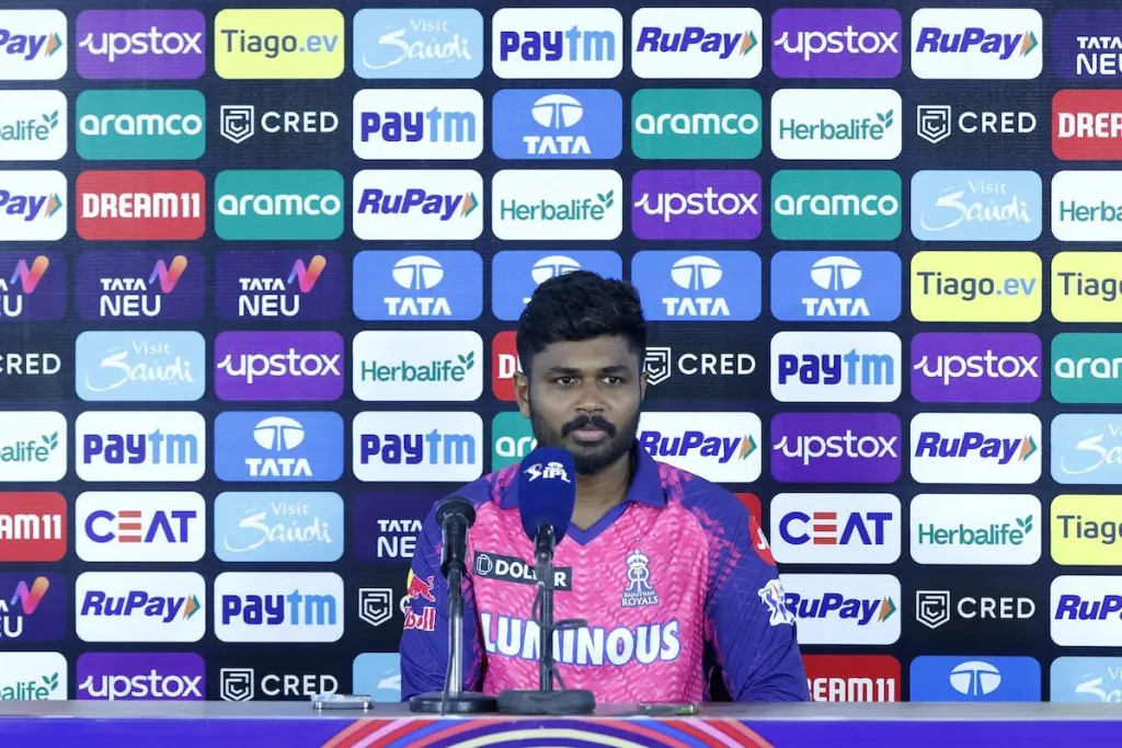 Gt Vs Kkr Rajasthan Royals Skipper Sanju Samson Fined ₹12 Lakh For