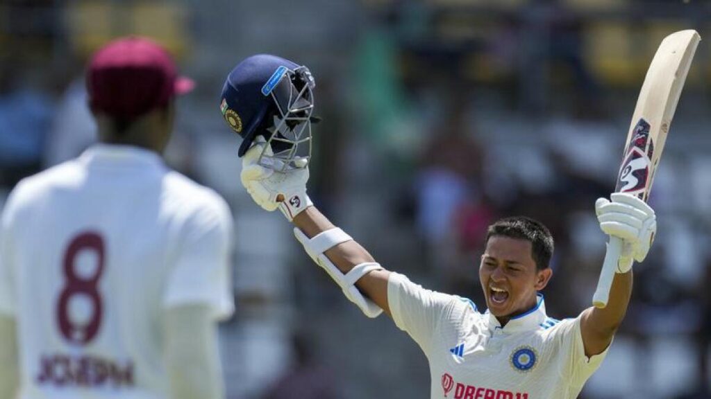 Ind Vs Wi Yashasvi Jaiswal Couldnt Hold Back His Tears Father Bhupendra Jaiswal After Motm