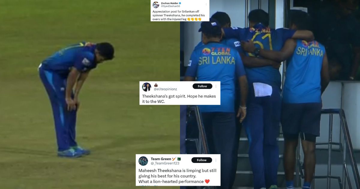 PAK vs SL: "Despite Injury, He Showed Commitment" - Fans Hails Maheesh ...
