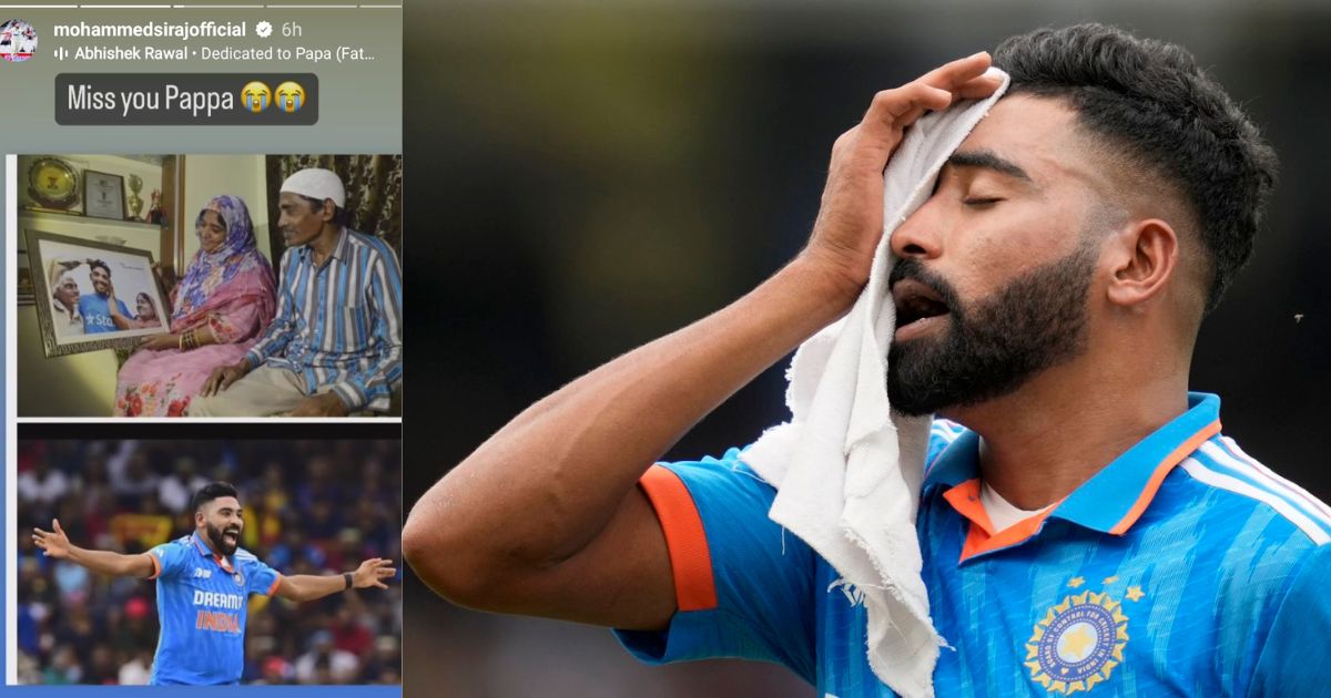 Mohammed Siraj Posts Emotional Message For His Father After Reclaiming ...