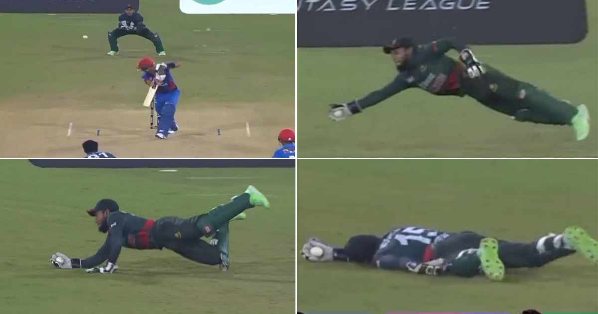 BAN vs AFG: Watch - Mushfiqur Rahim Takes A Blinder To Send Well-Set ...