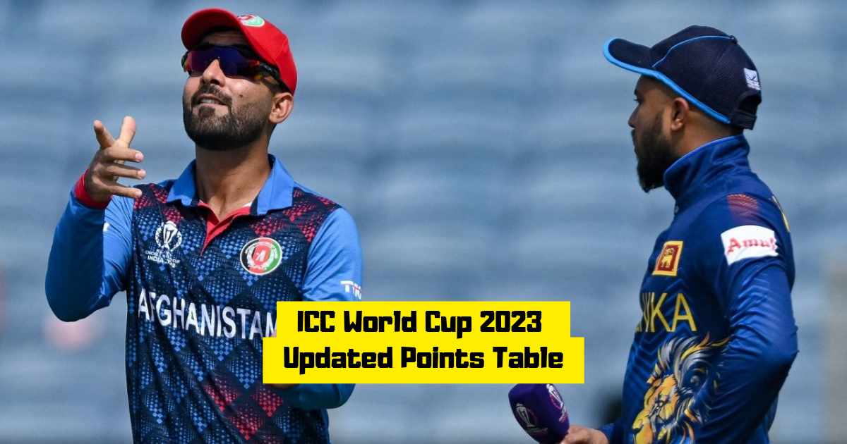 ICC World Cup Points Table 2023: Updated Standings, Most Runs, Most ...