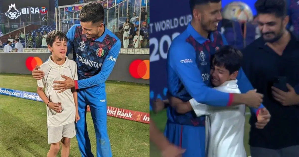 ENG vs AFG: Watch – Mujeeb Ur Rahman Hugged By Emotional Young Fan ...
