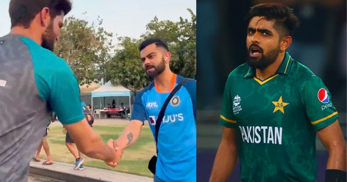 Ind Vs Pak Shaheen Shah Afridi Ditches Babar Azam To Side With Virat Kohli