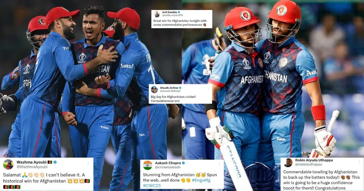 ENG vs AFG: Historic Win! Twitter Erupts As Afghanistan Upset England ...
