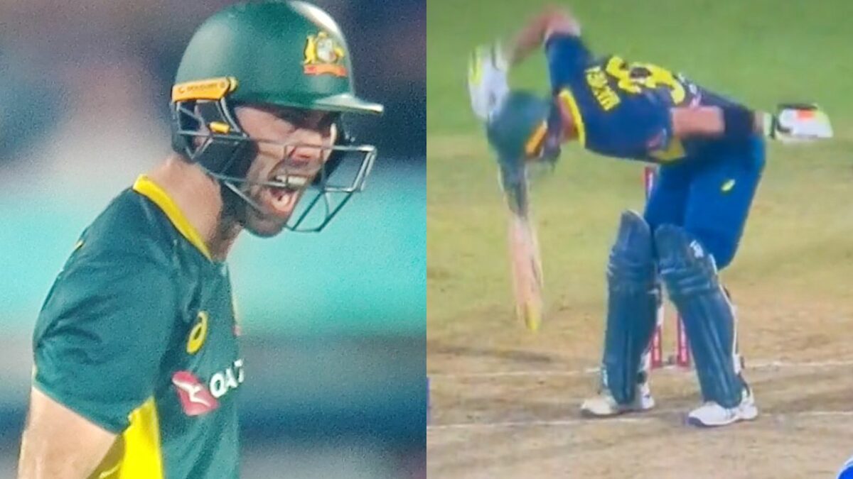 Watch: Glenn Maxwell Slams His Bat On Pitch Angrily After Umpire's Non ...