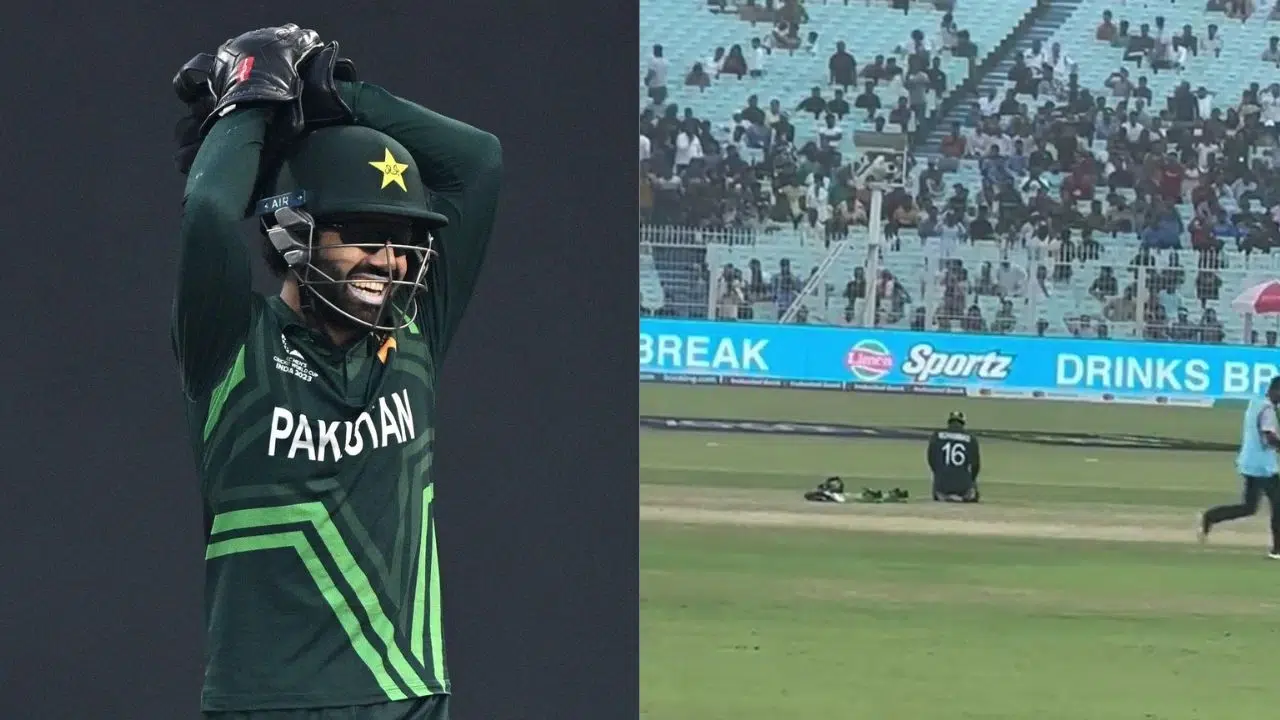 Watch - Mohammad Rizwan Offers Prayers On Field At Eden Gardens