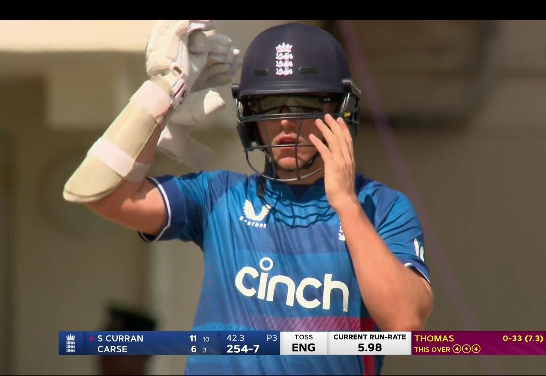 Watch: Sam Curran Stuns Fans As He Bats With Sunglasses On During First ...