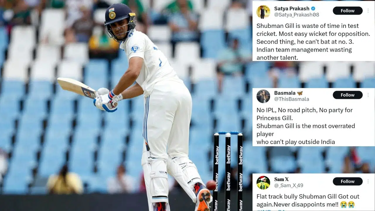 IND vs SA: "Flat-Track Bully" - Twitter Slams Shubman Gill For Another ...