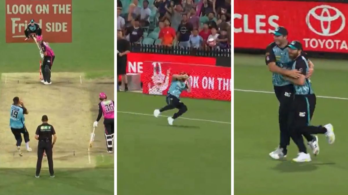 Watch: Michael Neser produces miraculous tag-team catch with Paul Walter in BBL 2023-24 final