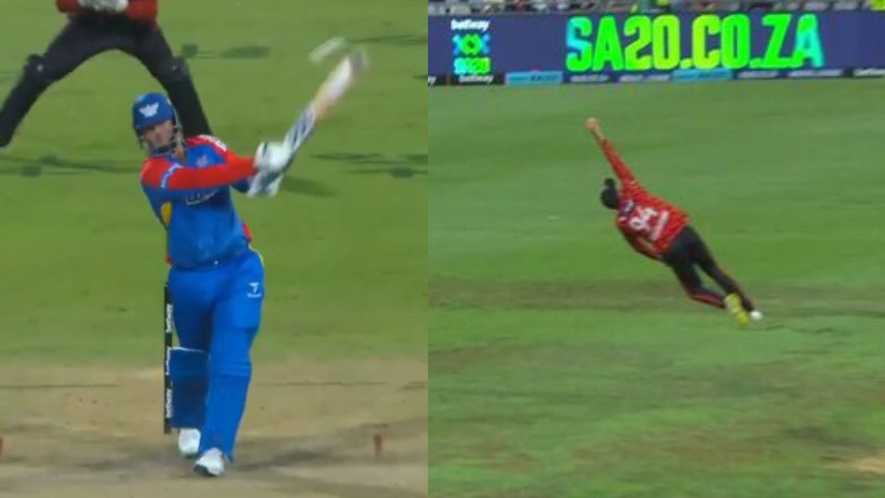 Aiden Markram pulls off a stunning one-handed catch as Sunrisers ...