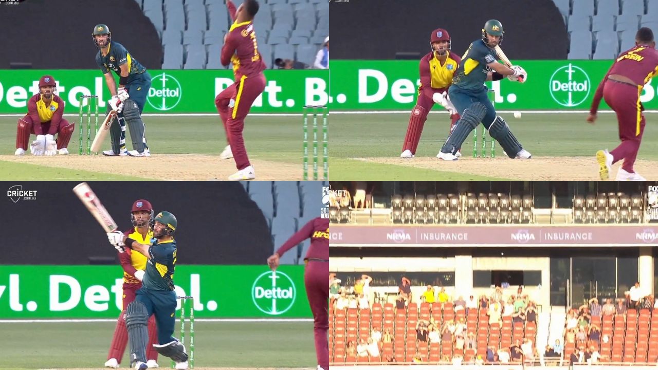 Watch: Glenn Maxwell nails immensely powerful switch-hit for a six vs ...