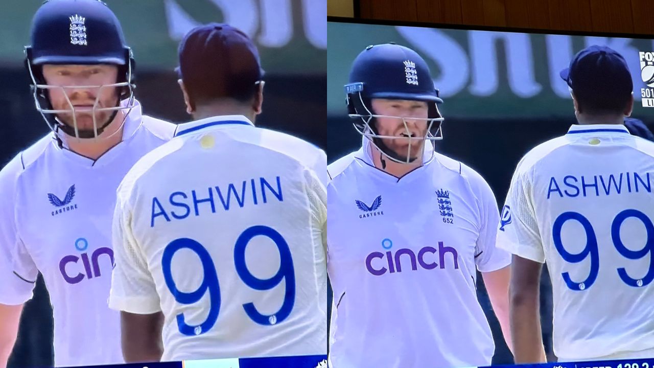 Watch- Ravichandran Ashwin and Jonny Bairstow involved in a massive ...
