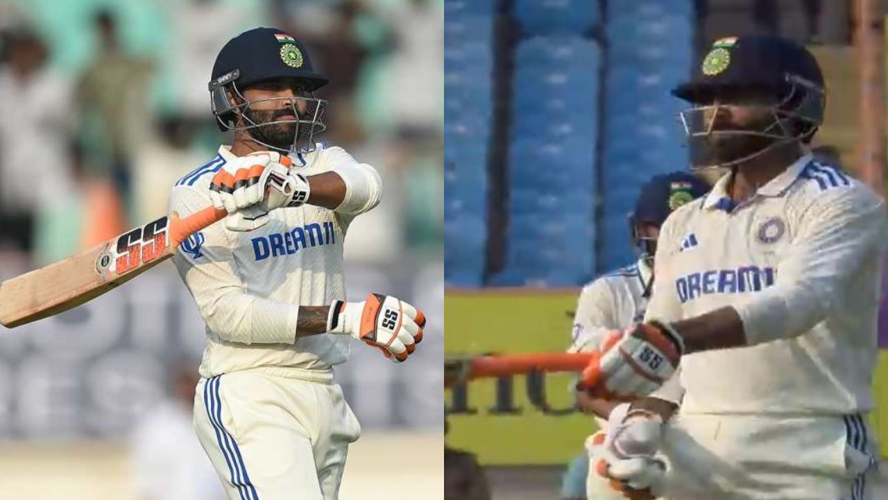 Watch: Ravindra Jadeja brings out trademark sword celebration after his ...