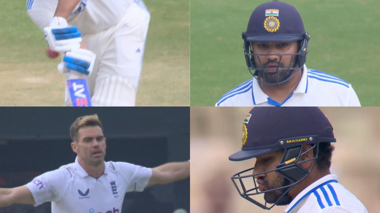Watch - Rohit Sharma left stunned after James Anderson castles him on ...